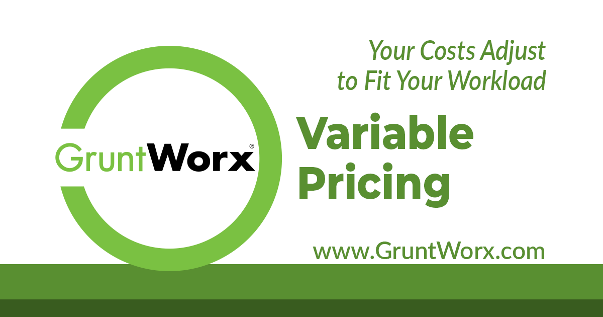 GruntWorx | Variable Pricing
